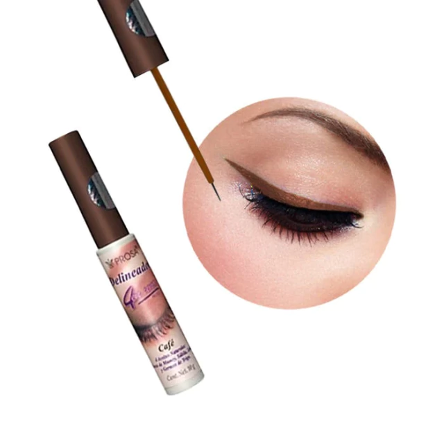 Delineador de ojos café 4 en 1 – Lia cosmetics